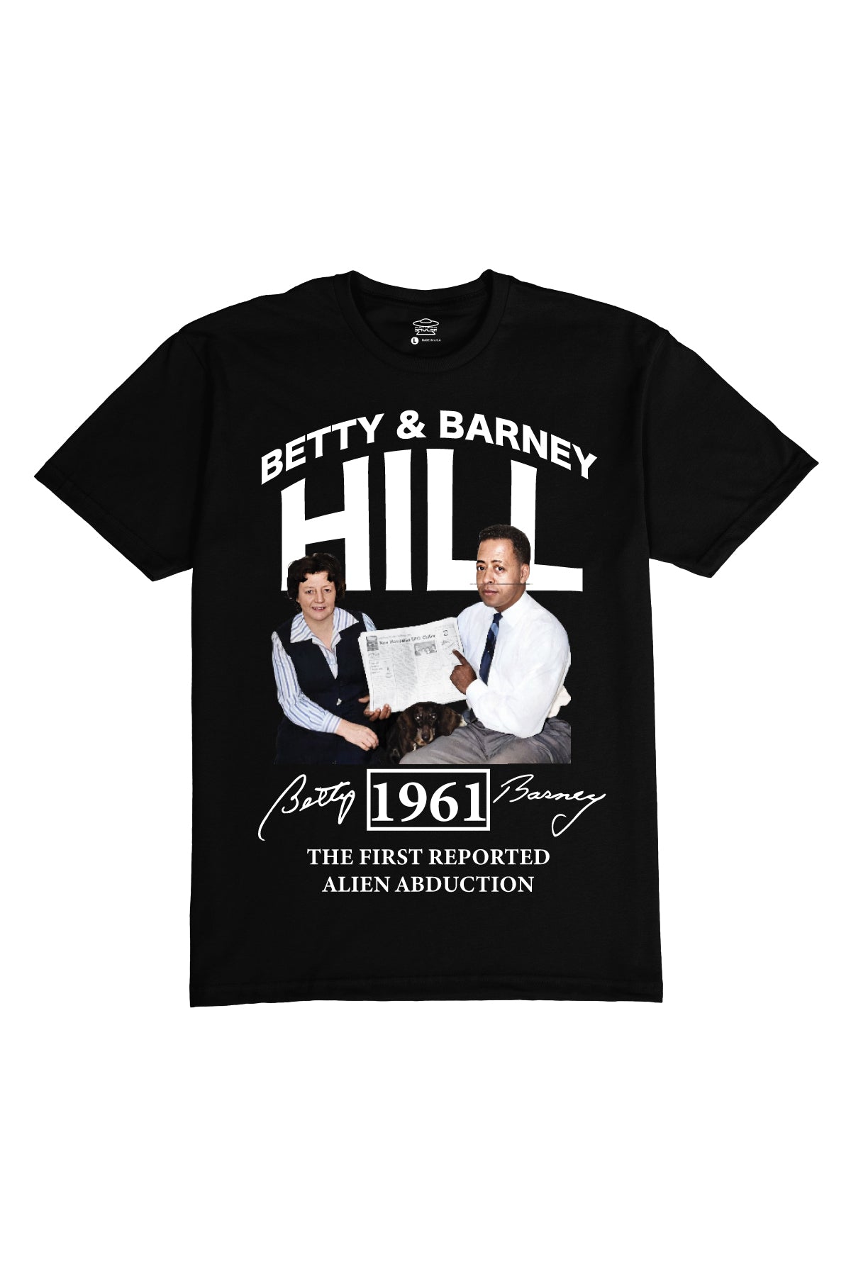 Betty and Barney Hill: The First Reported Alien Abduction T-Shirt by S ...